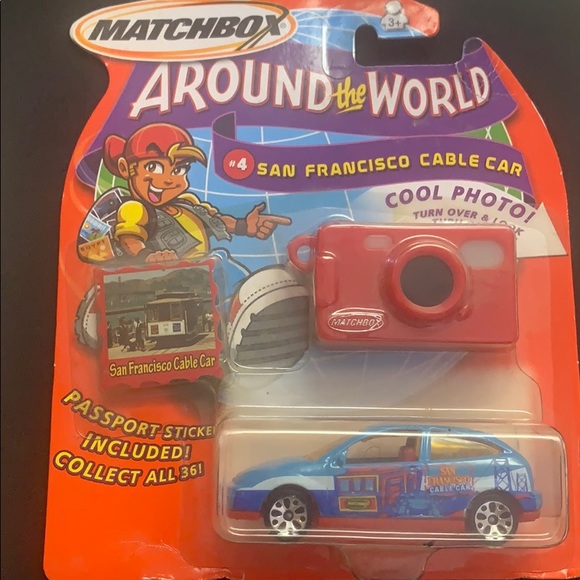 MATCHBOX | Toys | Around The World 4 San Francisco Cable Car Photo ...